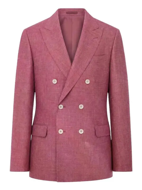 Brunello Cucinelli Double-breasted Suit - Red