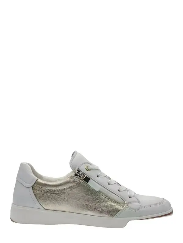 ARA Sport Sneakers With Metallic Paneling - White