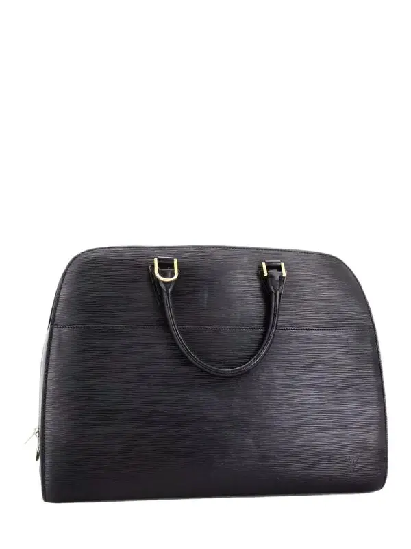 LOUIS VUITTON Sorbonne Handbag Epi Leather Business Bag - Black