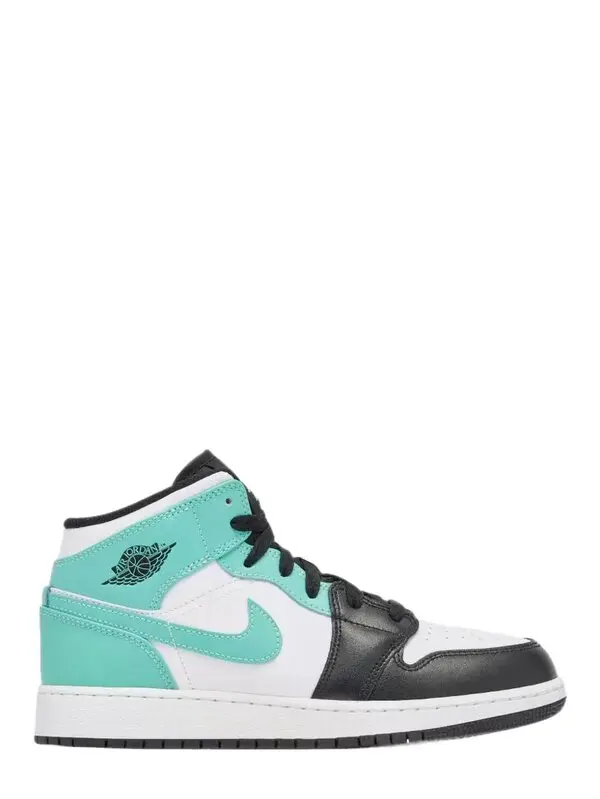 JORDAN 1 Mid Tropical Twist Igloo Leather High-top Sneakers - White