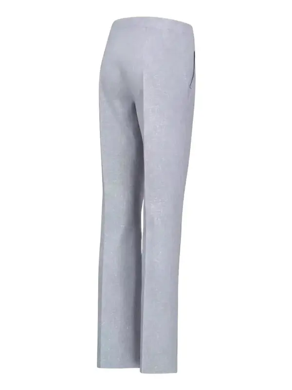Marella Pressed Crease Slim Fit Trousers - Grey
