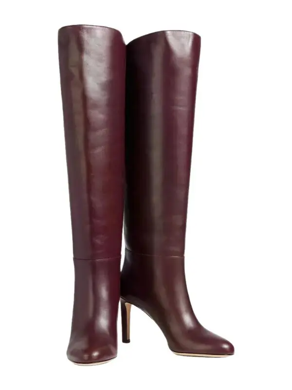 JIMMY CHOO Karter Knee-high Stiletto Boots - Red