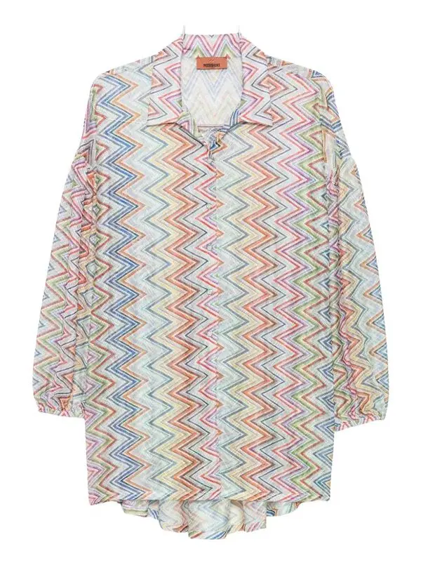 Missoni Zigzag Knit Shirt - Neutrals