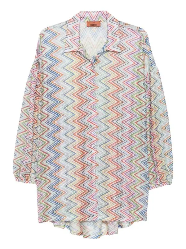 Missoni Zigzag Knit Shirt - Neutrals