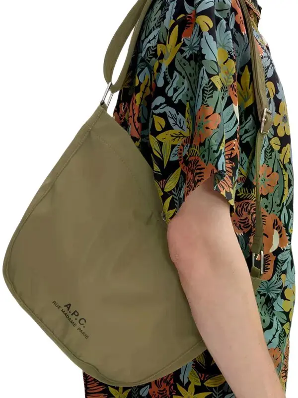 A.p.c. Small Journal Shoulder Bag - Green