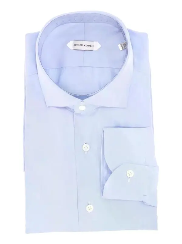 GUGLIELMINOTTI Pointed-collar Shirt - Blue