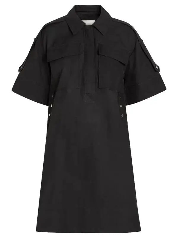 3.1 Phillip Lim Mini Utility Shirt Dress - Blue
