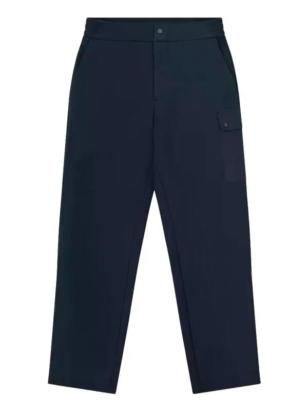 Boggi Milano Joggers In Cotton Blend Scuba B Tech - Blue