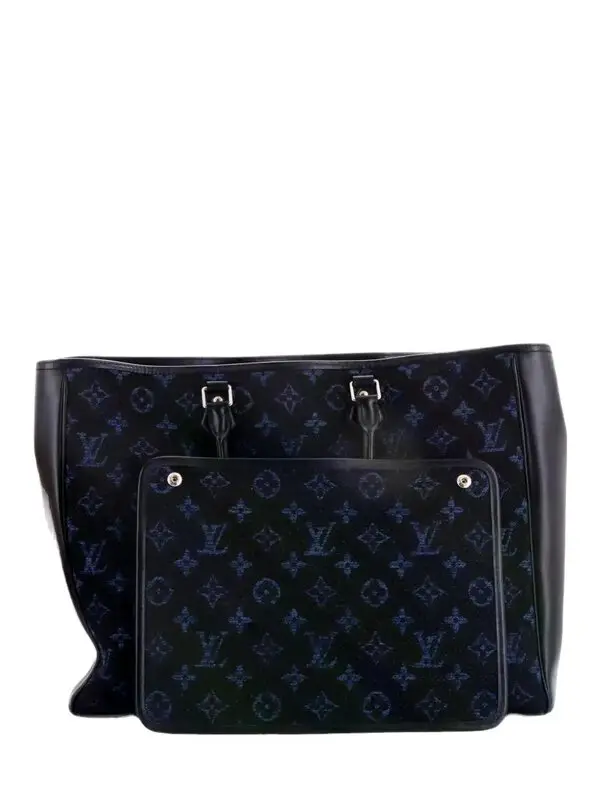 LOUIS VUITTON Monogram Jacquard Tote Bag - Blue
