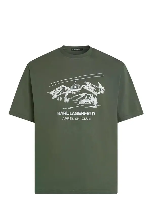 Karl Lagerfeld Après Ski Club T-shirt - Green