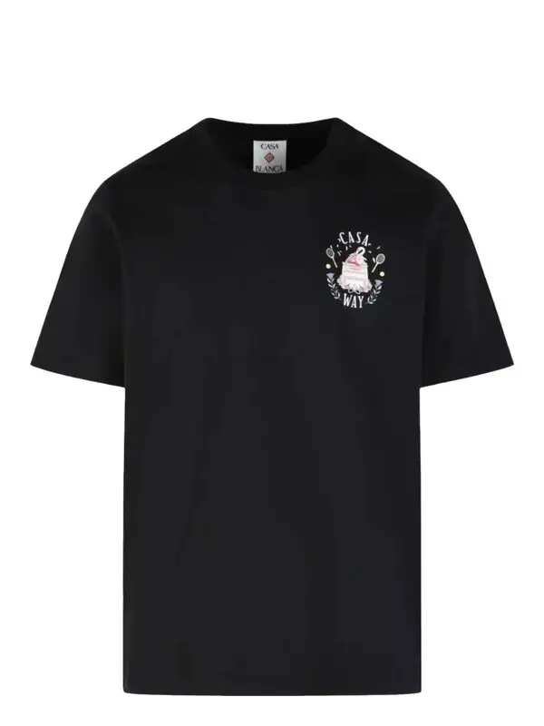 Casablanca Casaway Graphic-print T-shirt - Black