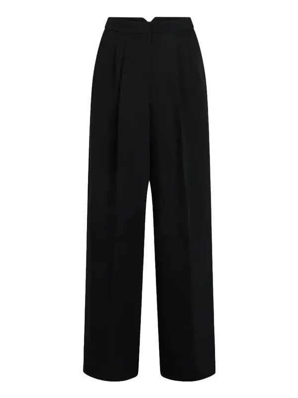 Karl Lagerfeld Wide-leg Trousers - Black