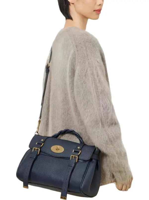 Mulberry Alexa Heavy-grain Crossbody Bag - Blue
