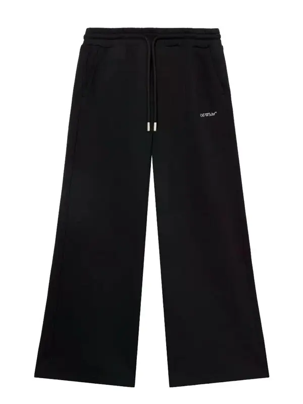 Off-White Bookish Logo-print Track Pants - Black