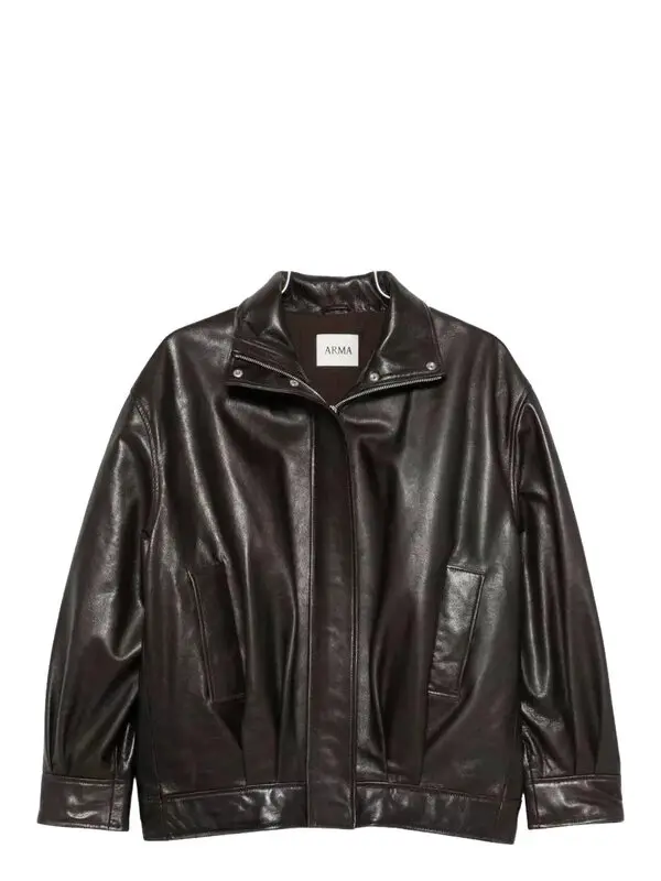 ARMA Paula Leather Jacket - Brown