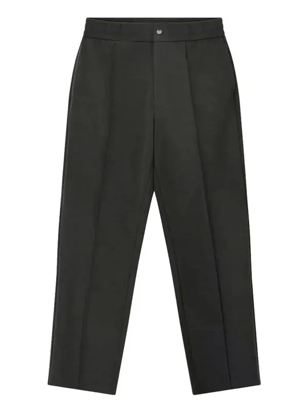 Boggi Milano Joggers In Wool-blend Wooltech - Green