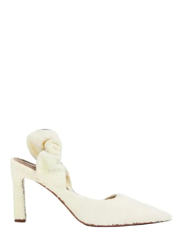Zimmermann Terrycloth Slingback Pumps - Neutrals