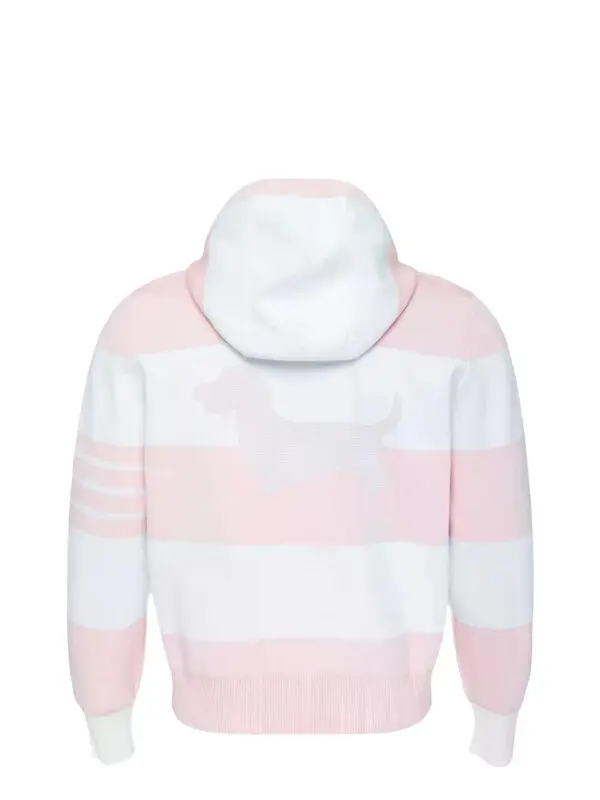 Thom Browne 4-bar Hector Hoodie - Pink