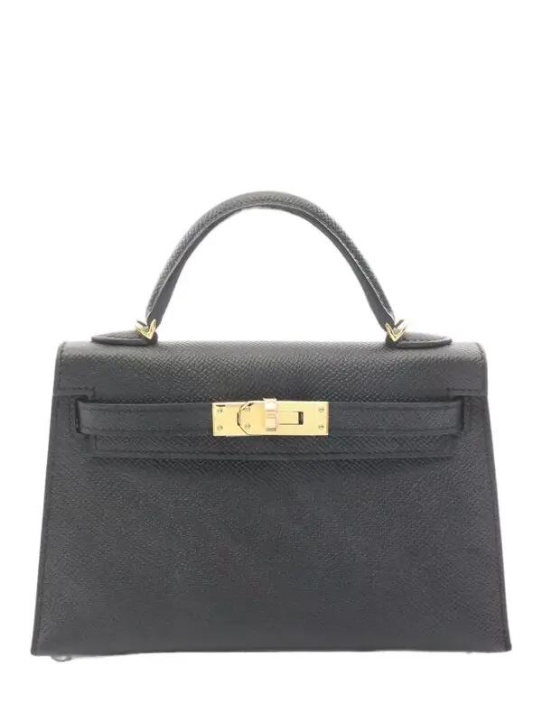 Hermès 2026 Mini Kelly Tote Bag - Black