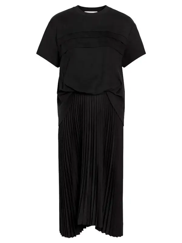 3.1 Phillip Lim Pleated Layered Dress - Black