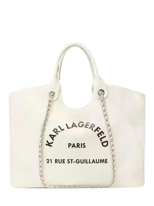 Karl Lagerfeld Rue St-guillaume Tote Bag - Neutrals