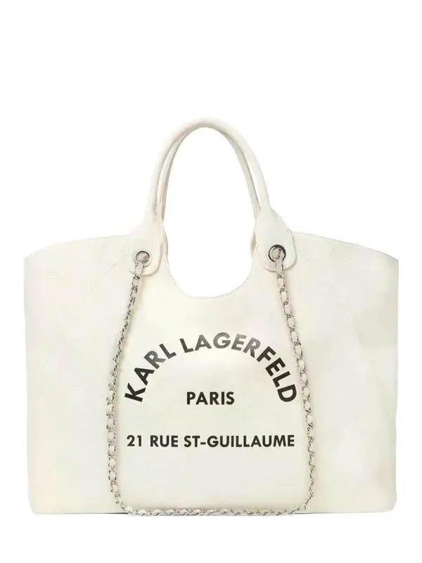 Karl Lagerfeld Rue St-guillaume Tote Bag - Neutrals