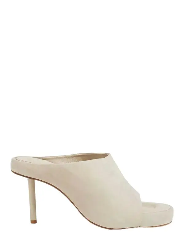 Jacquemus Suede Stiletto Sandals - Neutrals