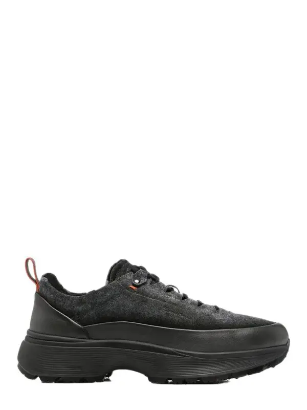 Santoni Panelled Sneakers - Grey