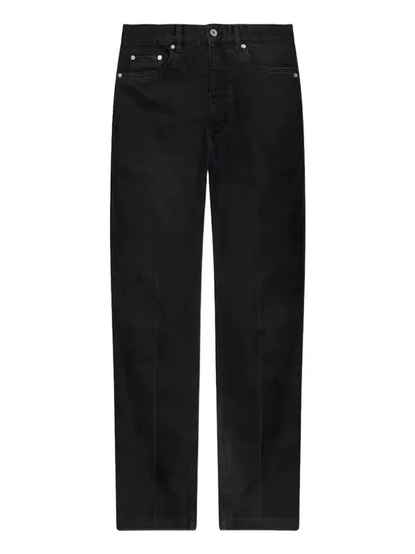 Studio Nicholson Barra Straight-leg Jeans - Black