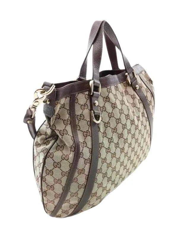 Gucci Gg Abby Canvas Tote Bag - Neutrals