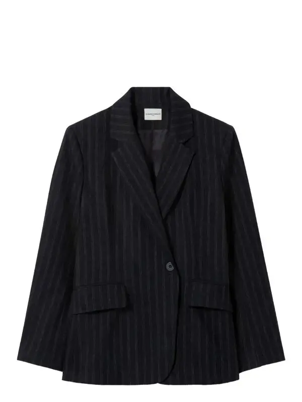 Claudie Pierlot Pinstripe Blazer - Blue