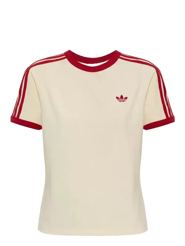 Adidas 3-stripes Slim Fit T-shirt - Yellow