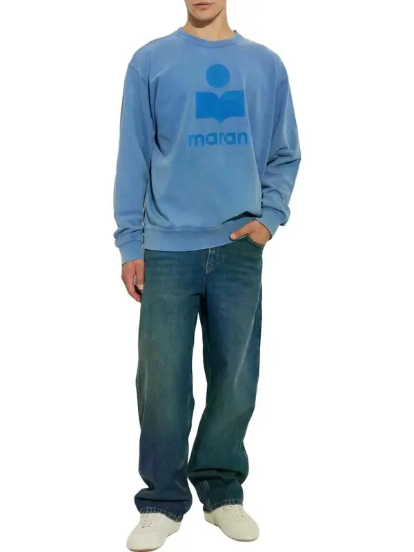 MARANT Mikoy Logo Sweatshirt - Blue
