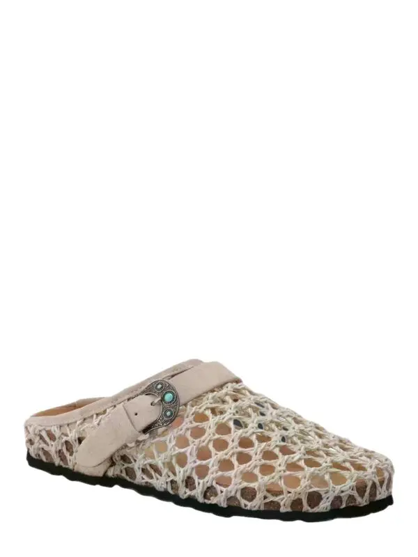 TAJI Thais Mules - White