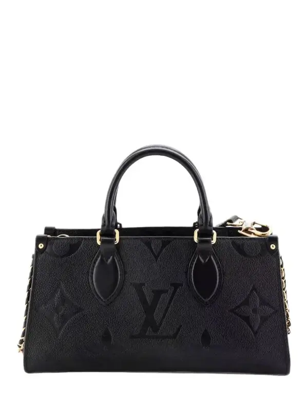 LOUIS VUITTON Onthego Monogram Empreinte Giant East West Tote Bag - Black