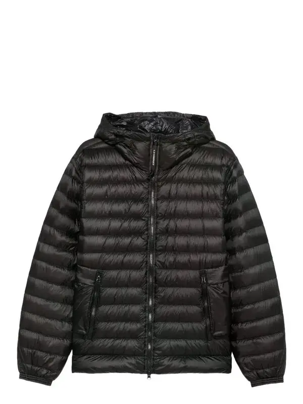 C.P. COMPANY Goggle Detail Padded Jacket - Black