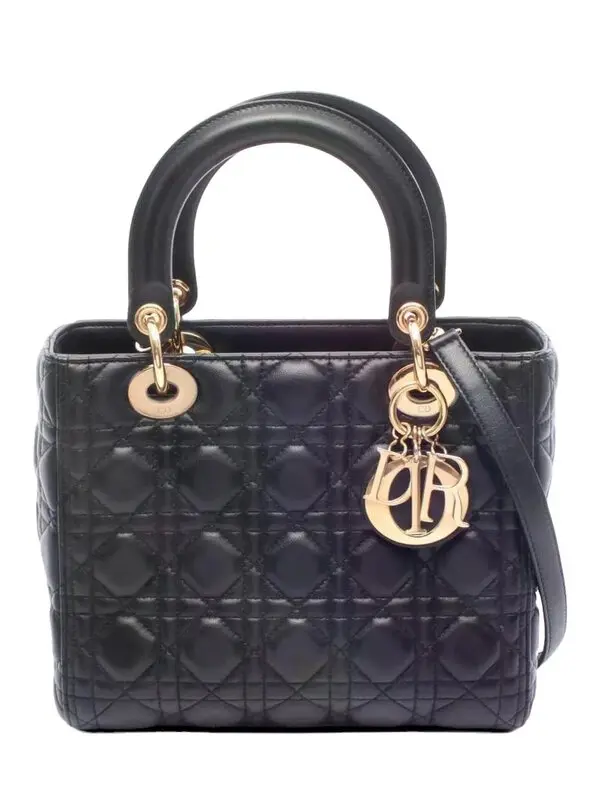 Dior Lady Tote Bag - Black
