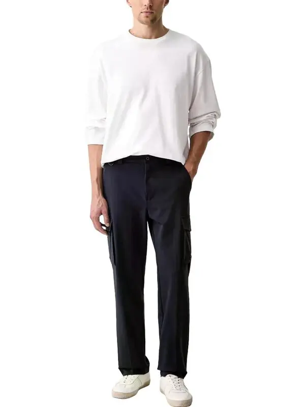 Guess North Sails Logo Patch Cargo Pants - Blue