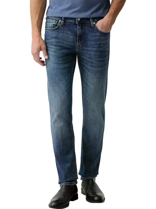 Guess Faded Whiskered Jeans - Blue
