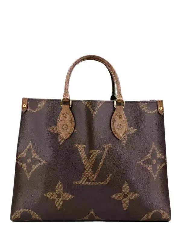 LOUIS VUITTON Onthego Reverse Monogram Giant Mm Tote Bag - Brown