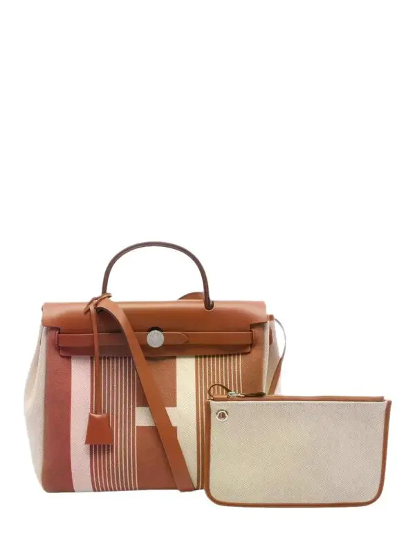 Hermès Herbag Zip Le Tournet Tote Bag - Brown