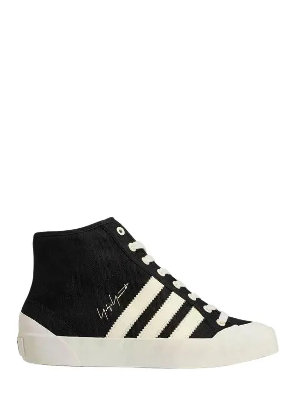 Y3 High-top Canvas Sneakers - Black