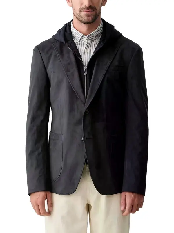 JOOP! Hooded Single-breasted Blazer - Black