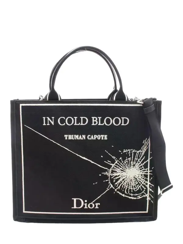 Dior Book Tote Tote Bag - Black