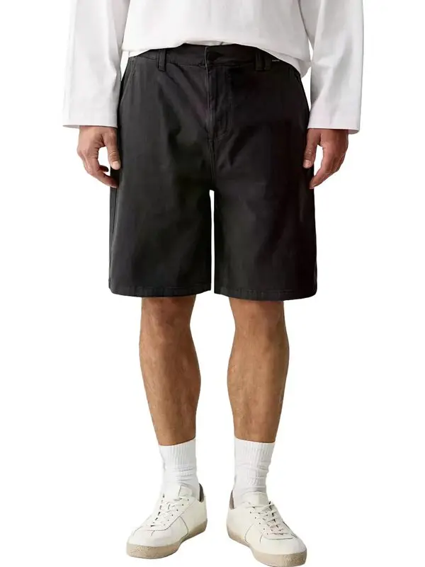 Hurley Logo Patch Chino Shorts - Black