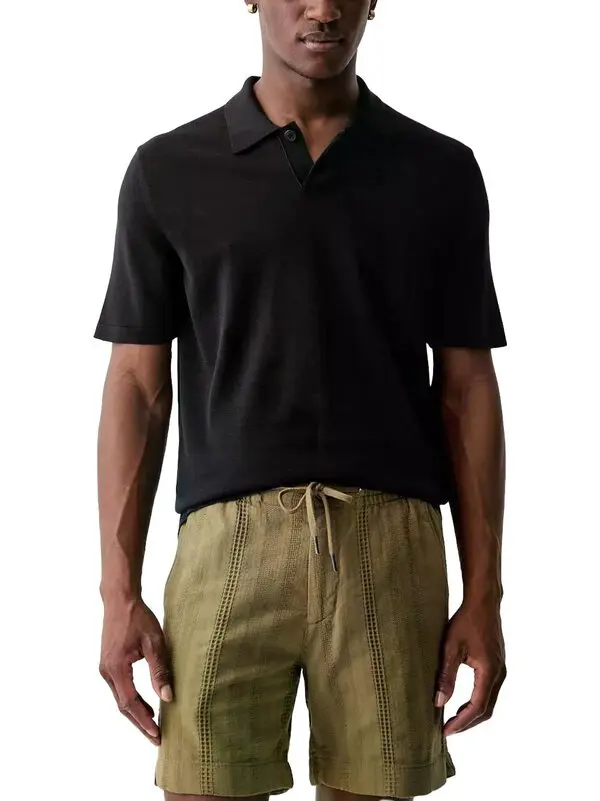 Marc O'polo Short-sleeve Polo Shirt - Black
