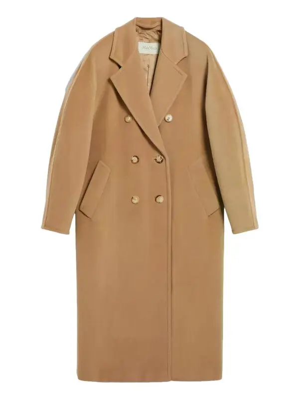 Max Mara 101801 Icon Double-breasted Coat - Neutrals