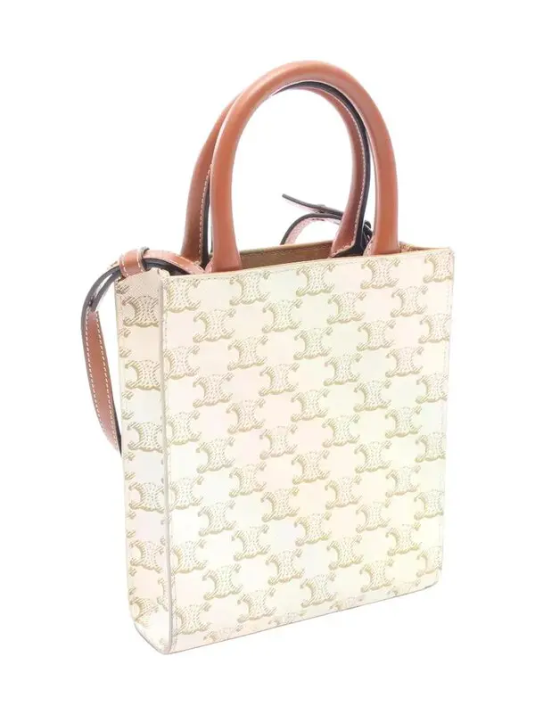 Celine Vertical Cabas Triomphe Tote Bag - Neutrals