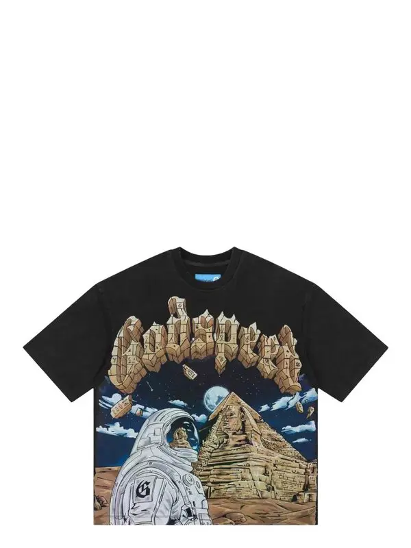 GODSPEED Sphinx Guardian Graphic-print T-shirt - Black