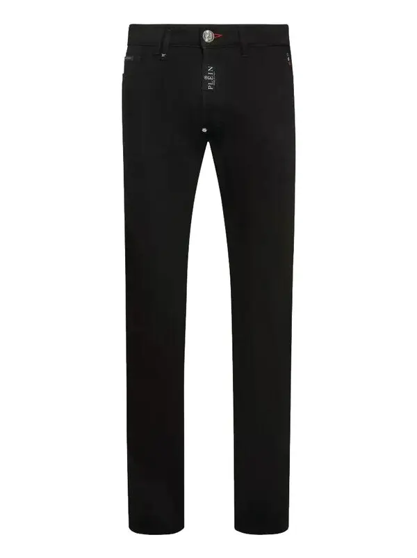 Philipp Plein Straight Supreme Fit Jeans - Black